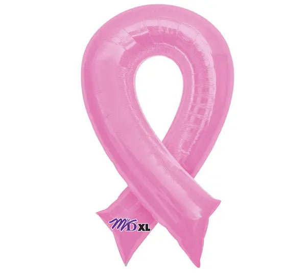 36" Breast Cancer Pink Ribbon Shape Balloon – A. L. Party Balloons