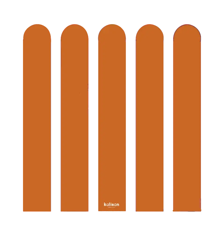 Kalisan Nozzle Up Retro Rust Orange- 260 Modelling 2"/60", 50 Pieces ...