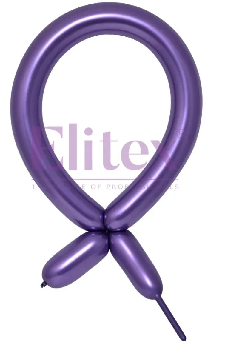 Elitex 260 Superglow Purple Modelling Balloon 50/pk – A. L. Party Balloons