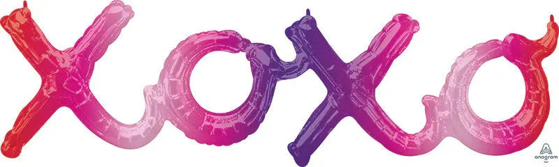 39" Airfill Only Consumer Inflatable XOXO Foil Balloon – A. L. Party ...
