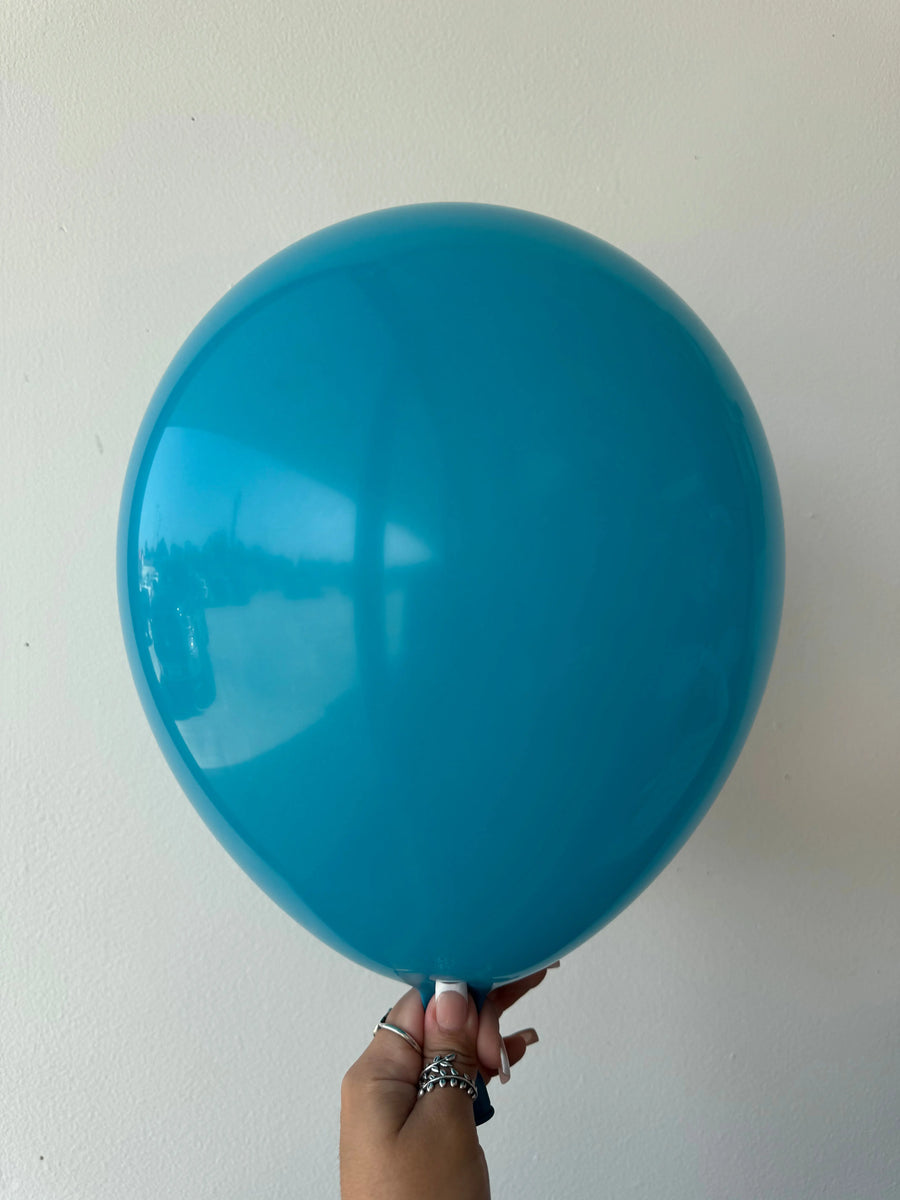 Kalisan Latex Standard Turquoise - 18", 25 Pieces – A. L. Party Balloons