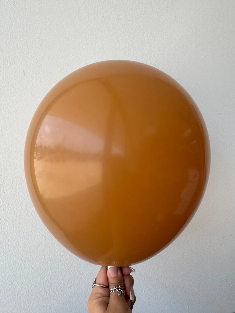 Kalisan Latex Standard Caramel Brown - 12", 100 Pieces – A. L. Party ...