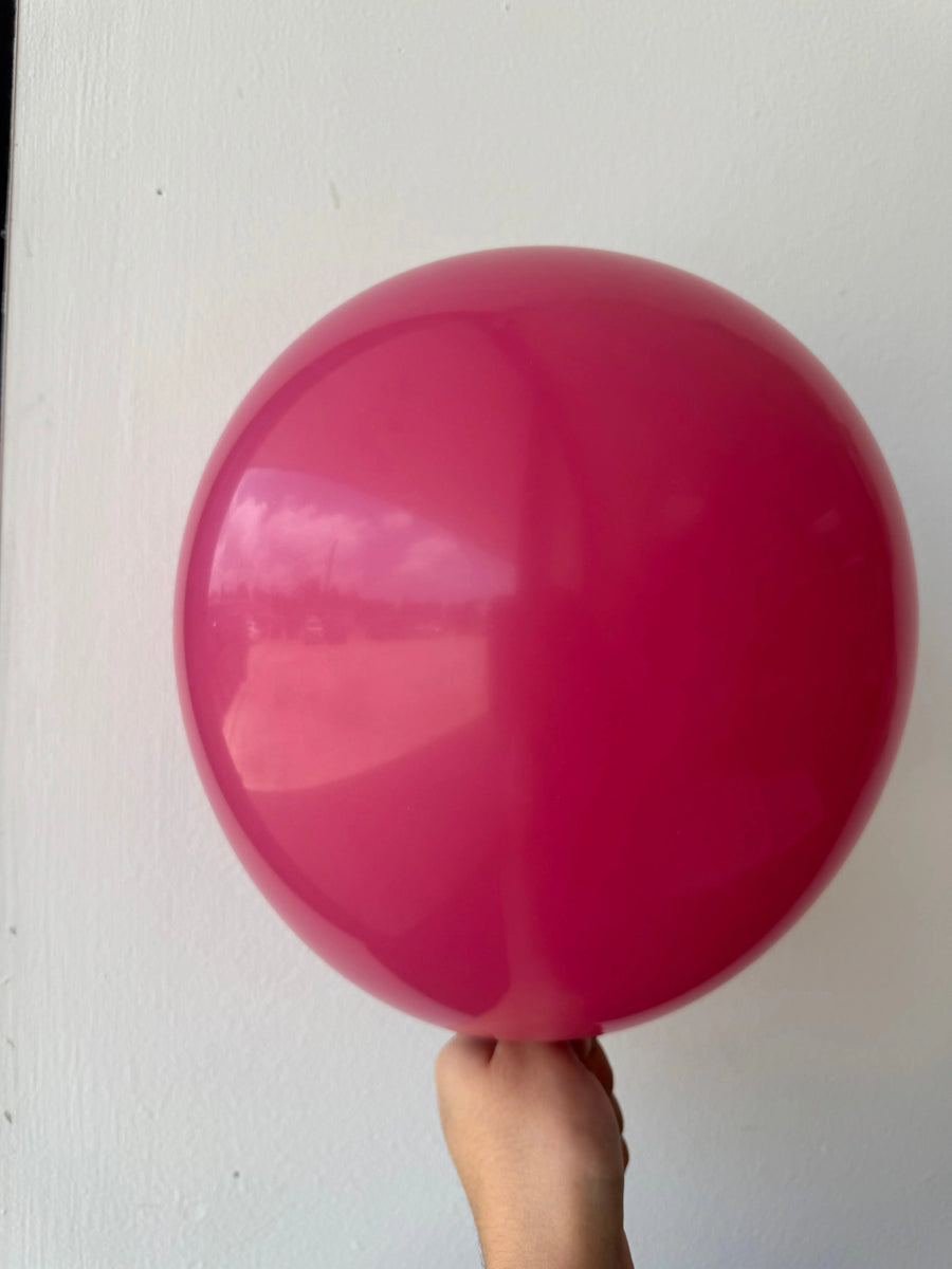 Elitex 24" Cerise Latex Balloons 5ct - A. L. Party Balloons