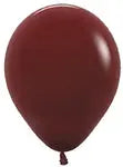 Sempertex 5" Deluxe Merlot 100/pk – A. L. Party Balloons