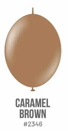 Kalisan K-Link Latex Balloon, Caramel Brown 6 and 12 inches - A. L ...
