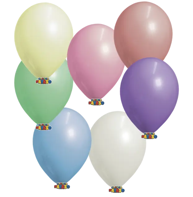 Globos Payaso 12in Balloon Pearlized Assorted 50ct – A. L. Party Balloons