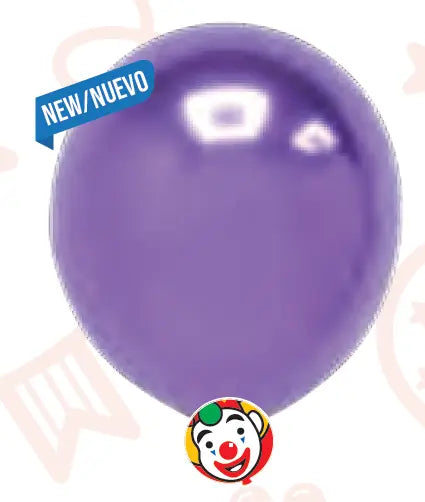 Globos Payaso 12in Balloon Platinum Luxe Violet 50ct – A. L. Party Balloons
