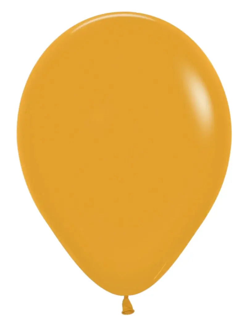 Sempertex 5" Deluxe Mustard 100/pk – A. L. Party Balloons