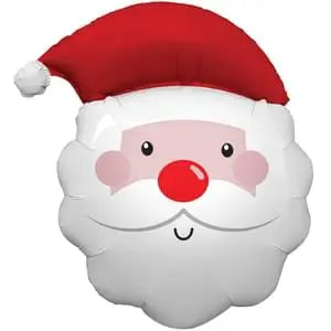 24" SANTA CAMEO SKIN TONE, PACKAGED - A. L. Party Balloons