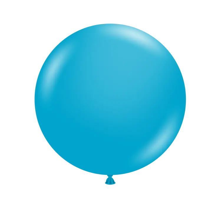 Tuftex 24in Turquoise Latex Balloons 25ct – A. L. Party Balloons