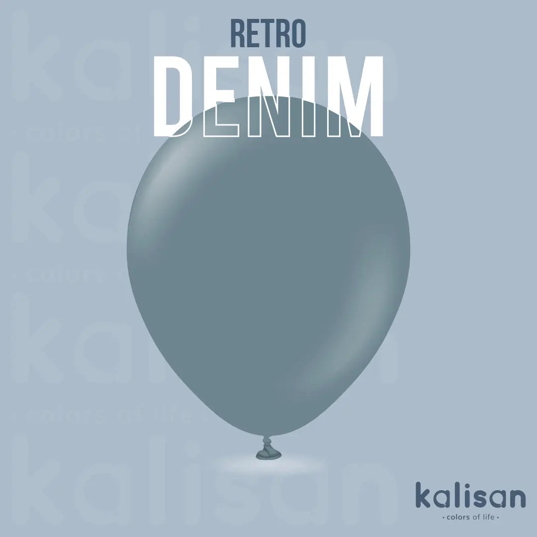 Kalisan Latex Retro Denim - 5", 100 Pieces – A. L. Party Balloons