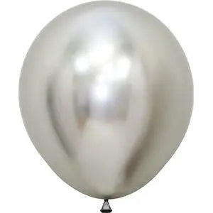 Sempertex 18" Reflex Silver 15/pk – A. L. Party Balloons